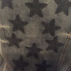 GAP | Jackets & Coats | Gap 969 Classic Star Back Denim Jacket Size Xs ...